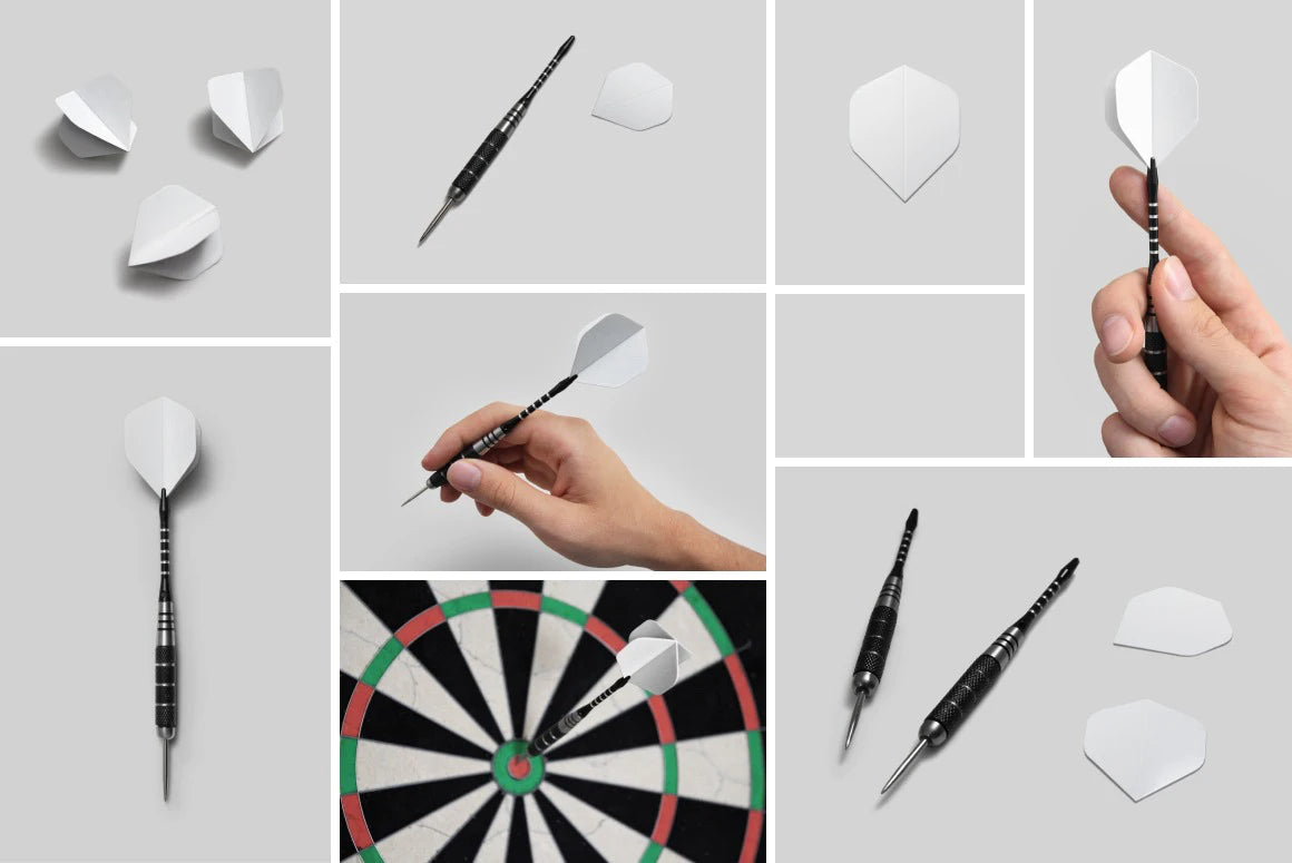 Traditional Folded & Laminated Dart Flights – Aces and Eagles